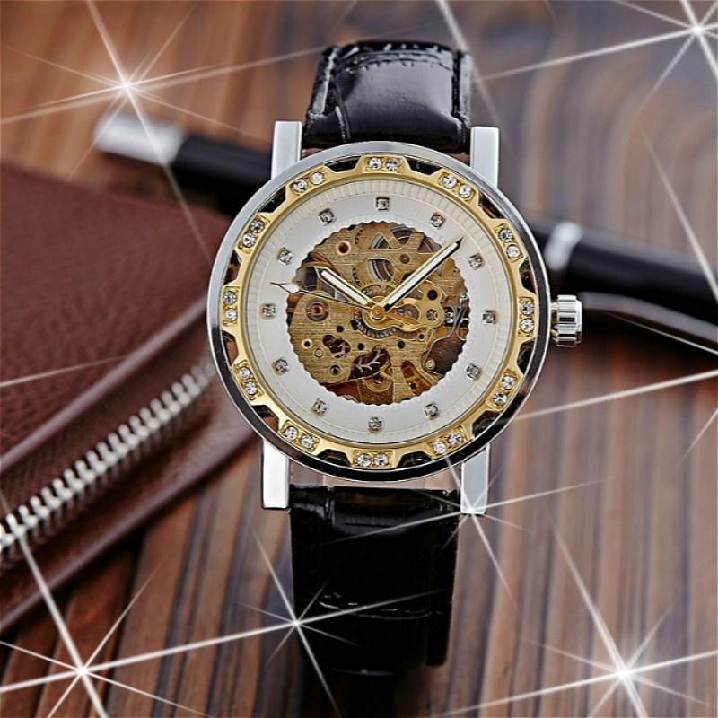Buy Twinner New Skeleton Luxury Designer Luxury Genuine Leather ...