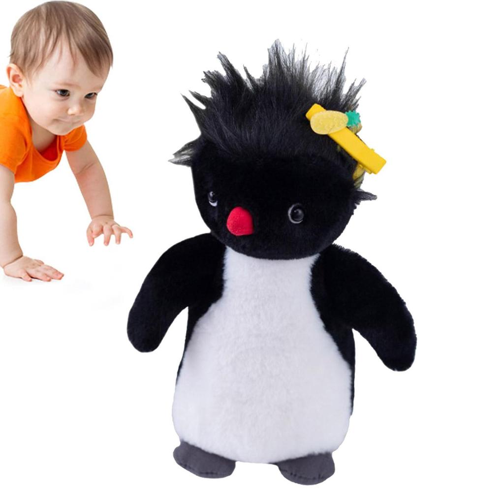 Cheap 23cm Hot Creative Fried Hair Penguin Plush Toy Cute Exploding ...