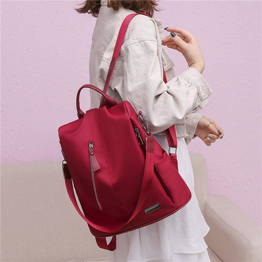 Buy Oxford Cloth Anti-theft Women's Backpack Portable Travel For ...