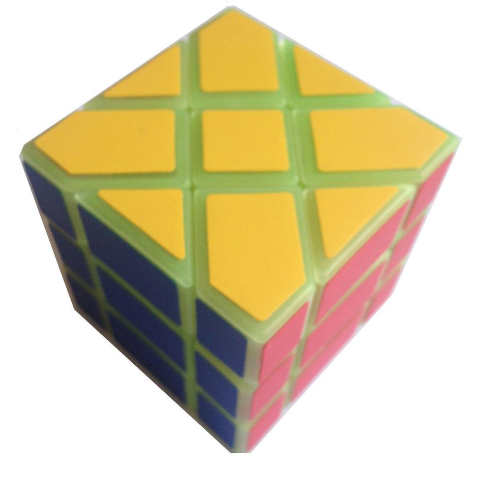 Buy LanLan Glow Cube in the Dark Body Square King Luminous Puzzle Cube ...