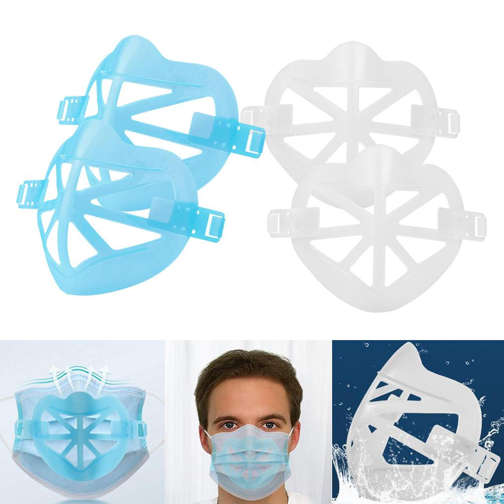 Cheap 4pcs Unisex Reusable 3D Mask Support Frame Cool Breathable Holder ...