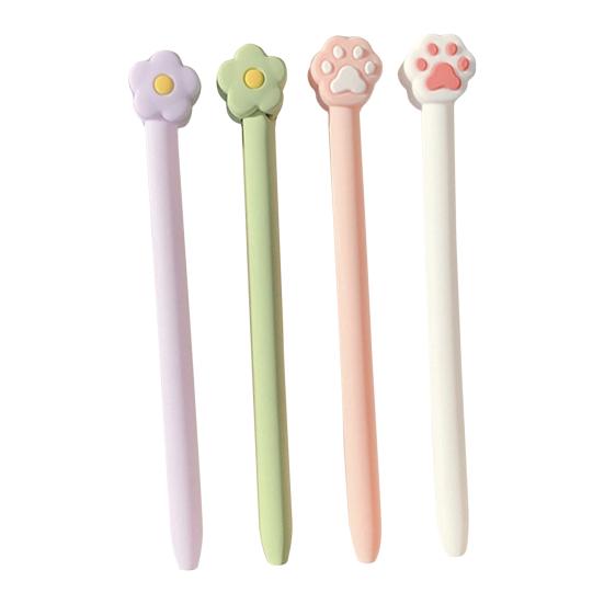 Buy Cartoon Cat Paw Shape Protective Cover Case Touch Pen Holder ...
