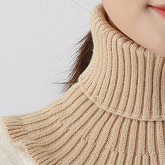 Buy Comfortable Stretchy False Collar Knitted Fabric Practical Warm ...
