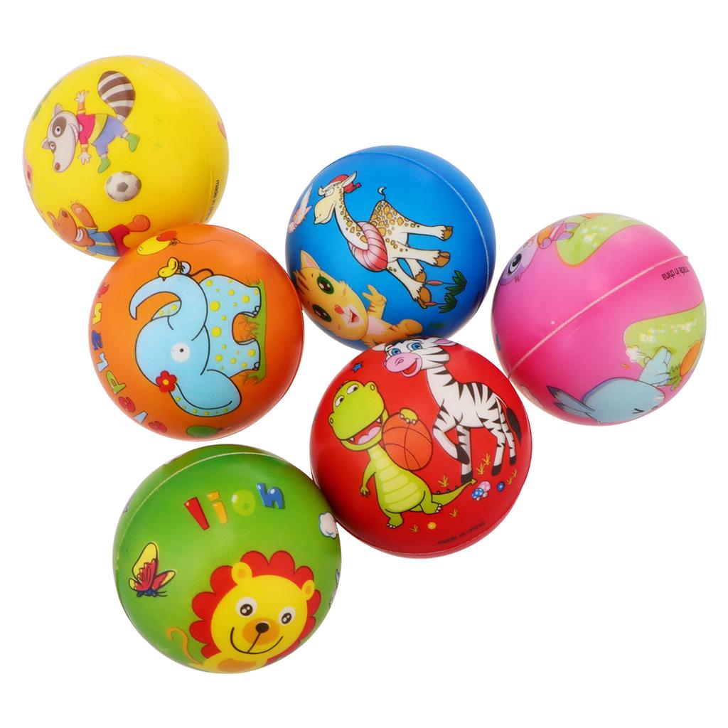 Buy 1 Set Slowly Rebounce Balls Cartoon Ball Toy Funny Relaxing Ball ...