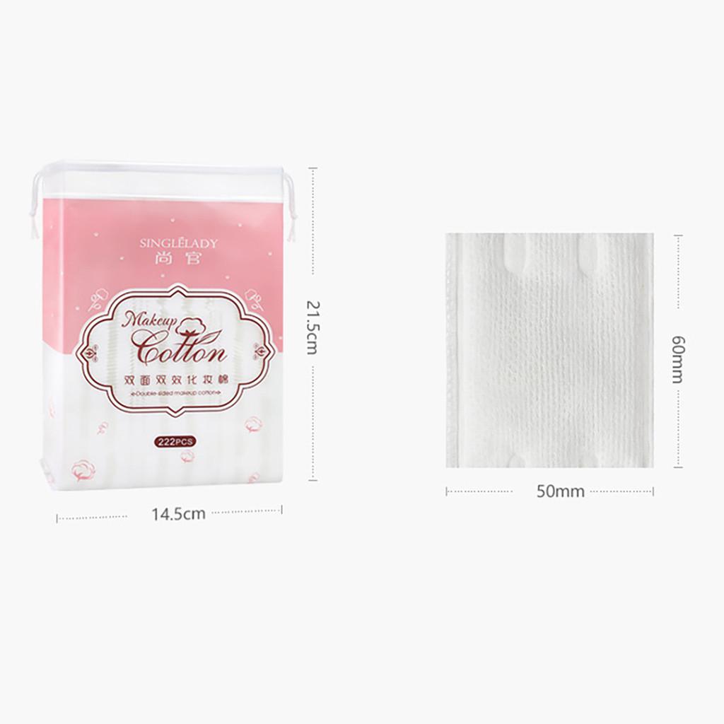 Buy 222Pcs Cosmetic Cotton Pad Lint Free Facial Eye Cleansing Makeup ...