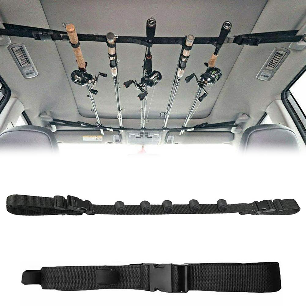 Buy Idealhere 2pcs SUV Car Fishing Rod Strap Portable Storage Rack Pole ...