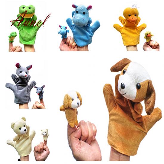 Buy Extremely good 2PCS Kids Plush Toys Finger Puppet Talking Props ...