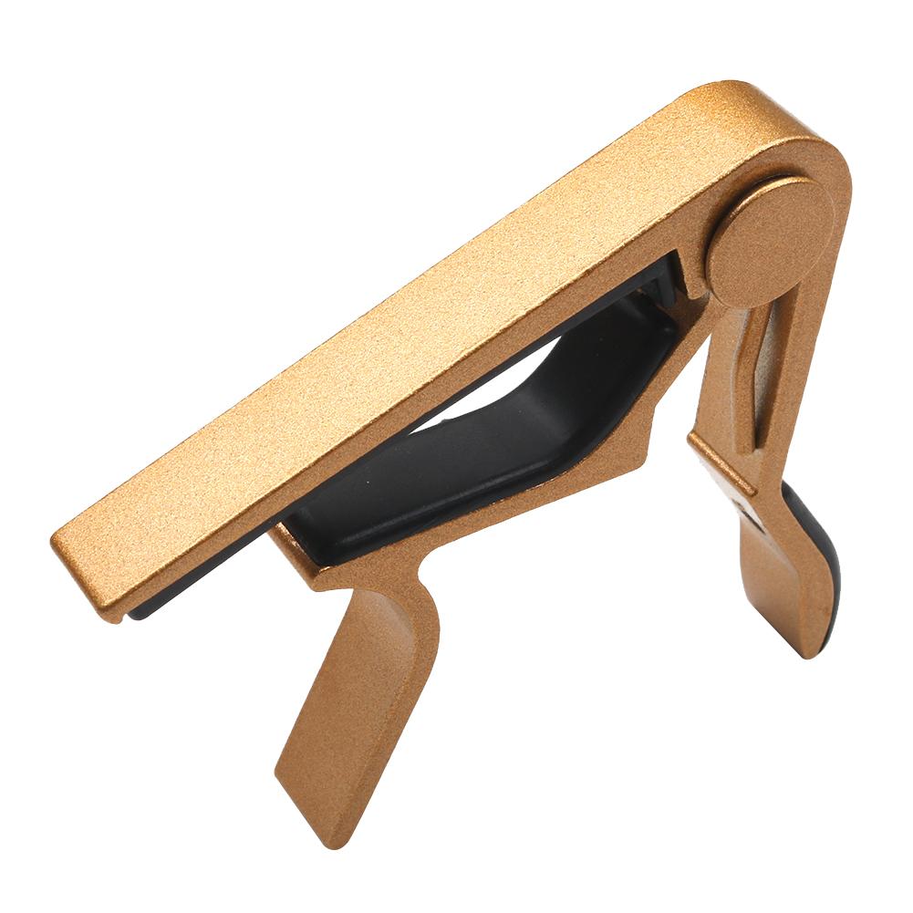 Buy Quick Change Clamp Key Metal Classic Tone Adjusting Capo Guitar ...