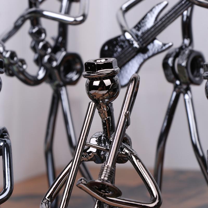 Classic Multi-style Metal Musical Instrument Desk Craft Ornaments Iron ...