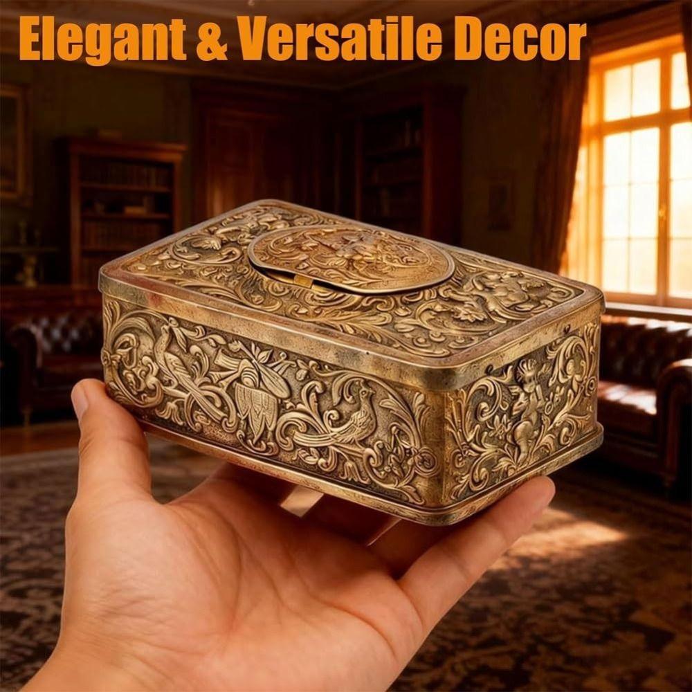 Vintage Singing Bird Music Box Elegant Mechanical Music Box Wind Up ...