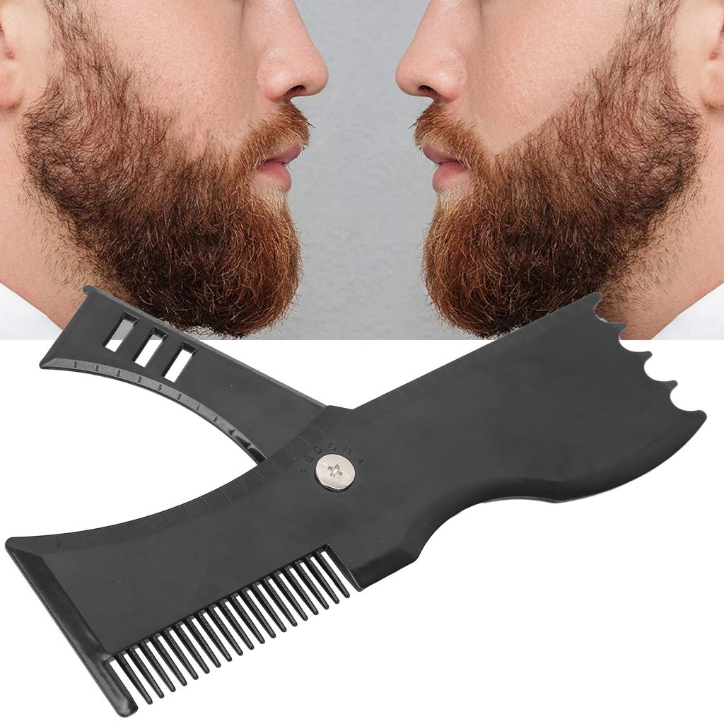 Buy Men's Beard Shaping Template Rotated Beard Styling Tool for ...