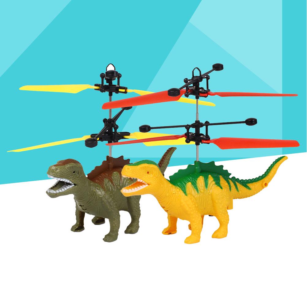 Buy 1pcs Dinosaur Helicopter Hand Flying Mini Induction Aircraft Toy ...