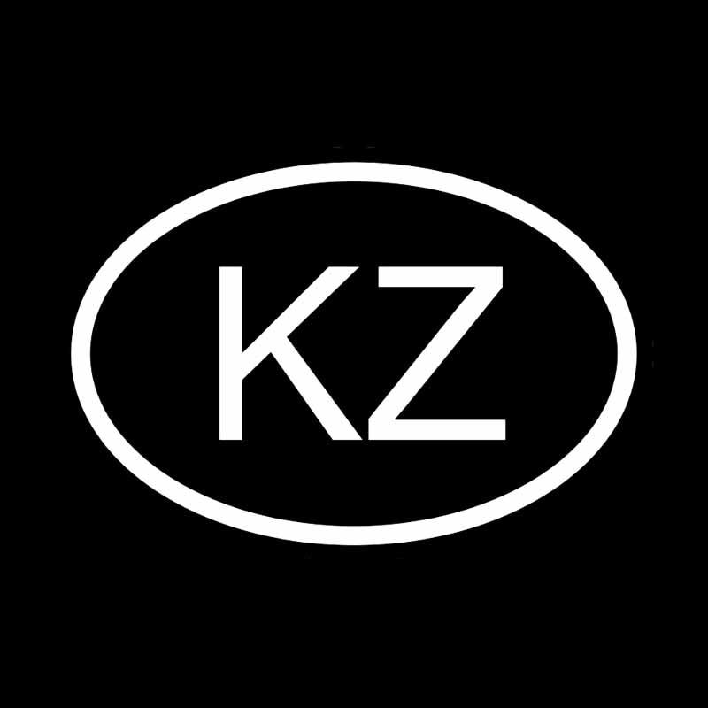 Cheap 14.9CM*10.1CM CAR STICKER VINYL DECAL KZ KAZAKHSTAN COUNTRY CODE ...