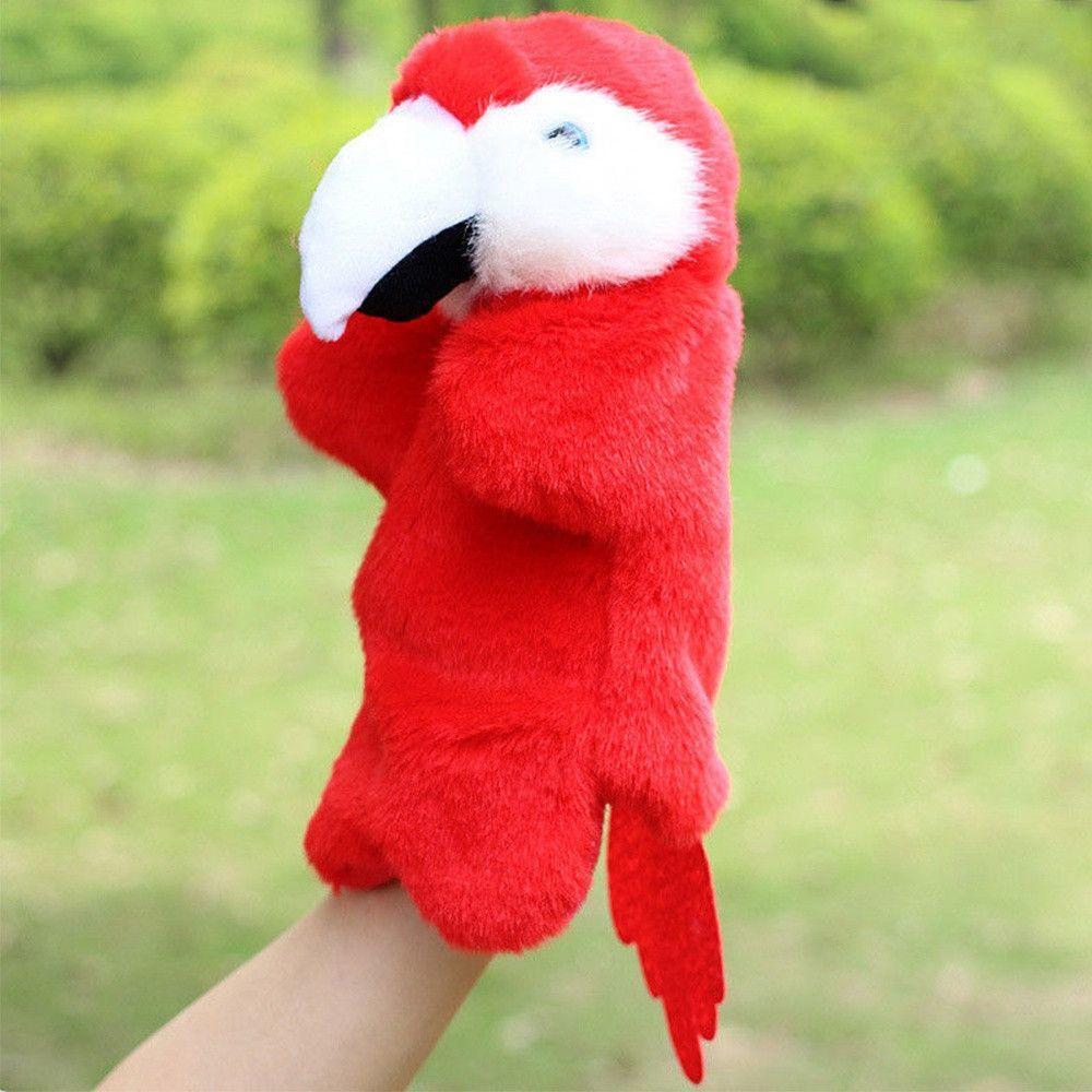 Plush Hand Kids Doll Parrot Puppet Animal Hand uygun fiyatlı satın alın ...