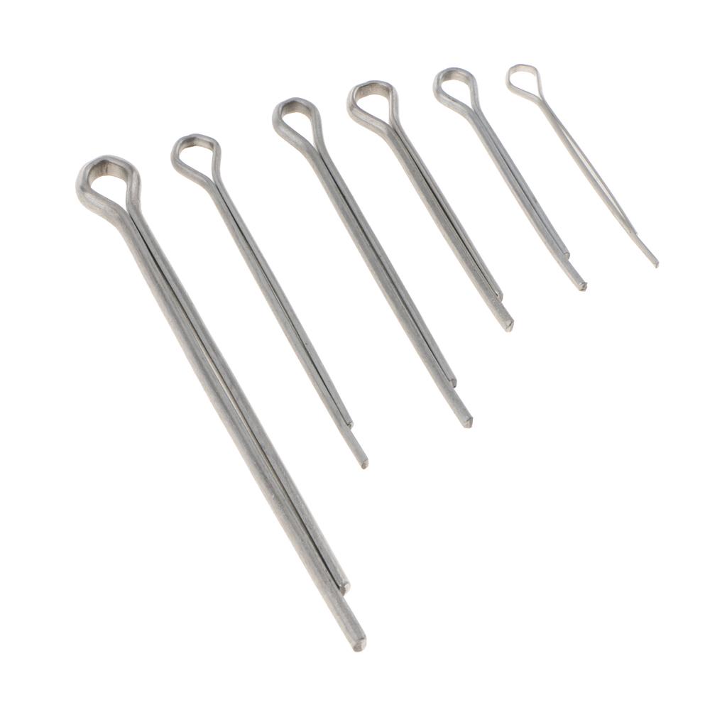 Buy 90Pcs Stainless Steel Cotter U Pin Clip Key Fastner Fitting ...