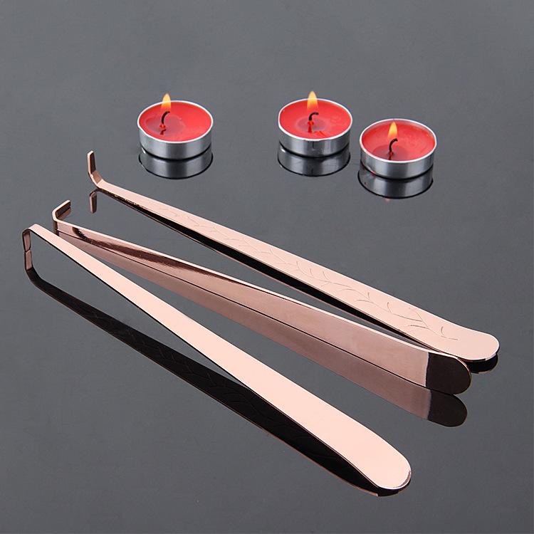 1PCS Rose gold scented candle core hook candle lock hook fire ...
