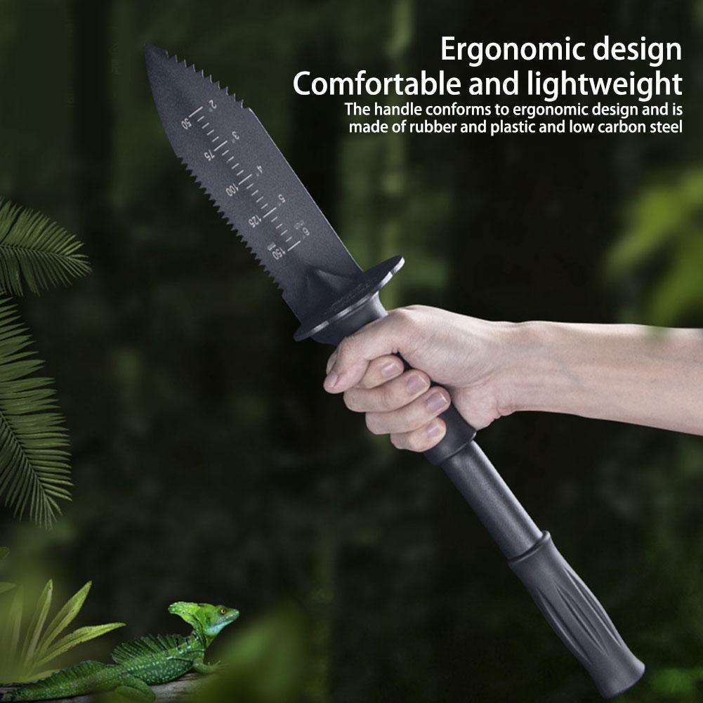 Buy Metal Digging Tools Serrated Edge Digger With Sheath Shovel Scale ...