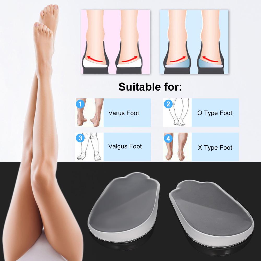 Buy 1 Pair Flatfoot Silicone Insole Within Eight Toe Foot Orthotic ...