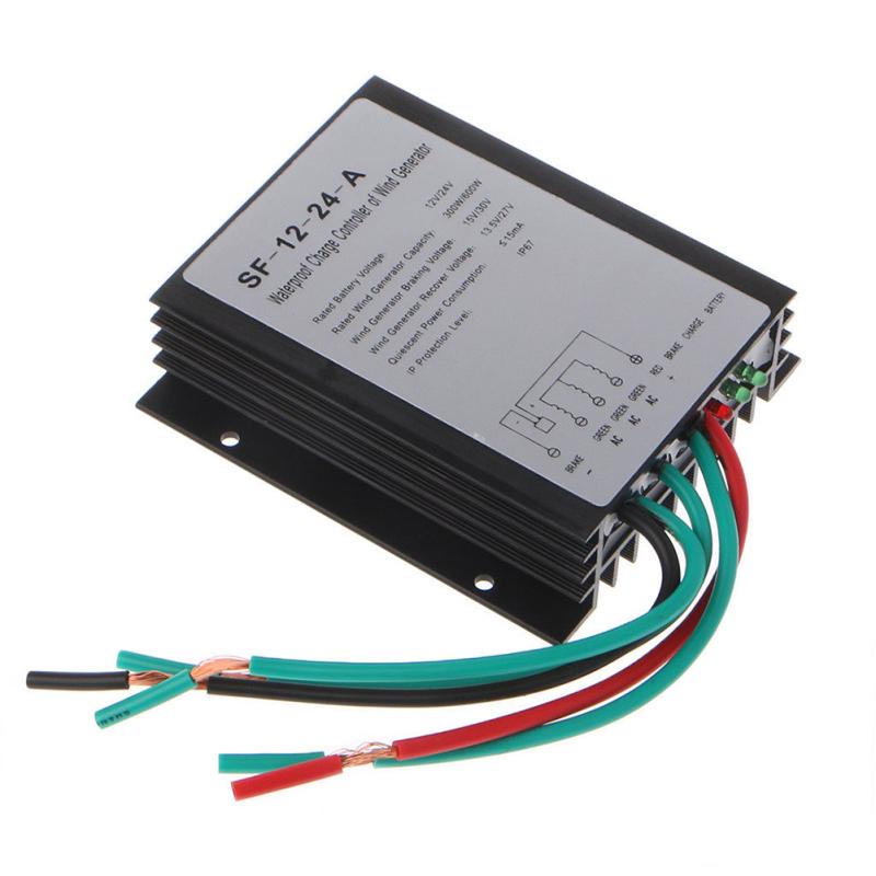 300/600W DC12/24V Waterproof Wind Turbine Generator Charge Controller ...