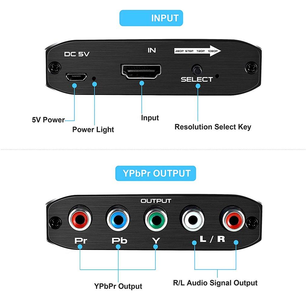 Buy Treasure Land HDMI-compatible To Ypbpr Scaler Input To Component ...