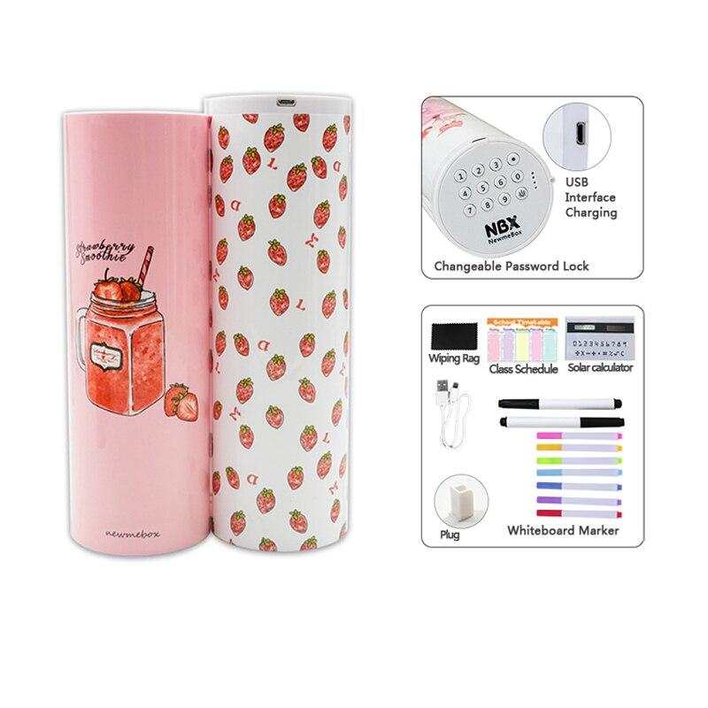 Buy Password Pencil Case With Lock Code Multifunction Stationery Box ...