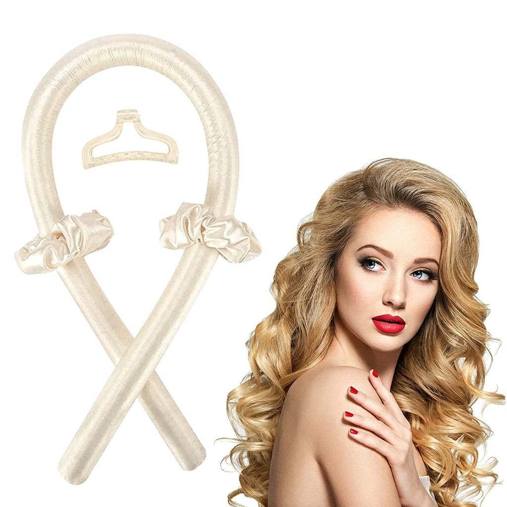 Curler Curls Without Heat Non-Slip Heatless Curls Band with Hairpin ...