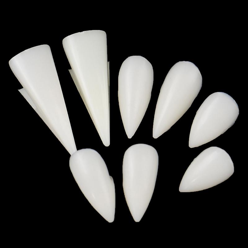 Buy Resin Vampire Teeth Fangs Props Teeth Plus Solid Glue Cosplay Party ...