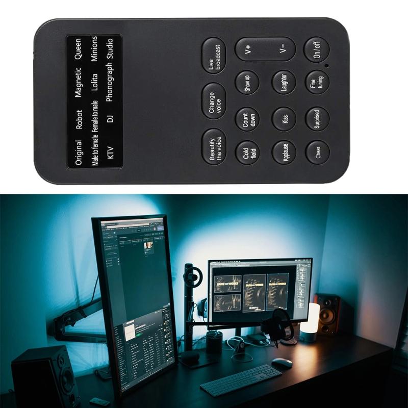 Satın alın Voice Changer Handheld Microphone Voice Changer Sound ...