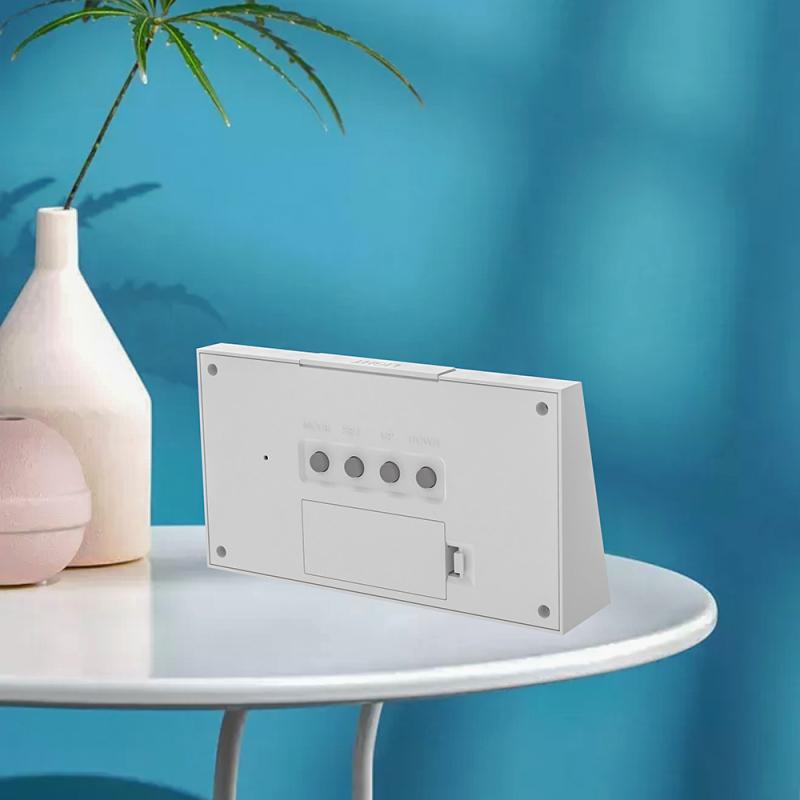 Electric Lcd Desk Alarm Clock With Calendar Digital Temperature ...
