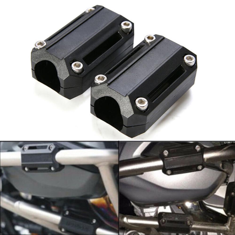 Buy 4Pcs 25mm Motorcycle Engine Protection Guard Bumper Decor Trim For ...