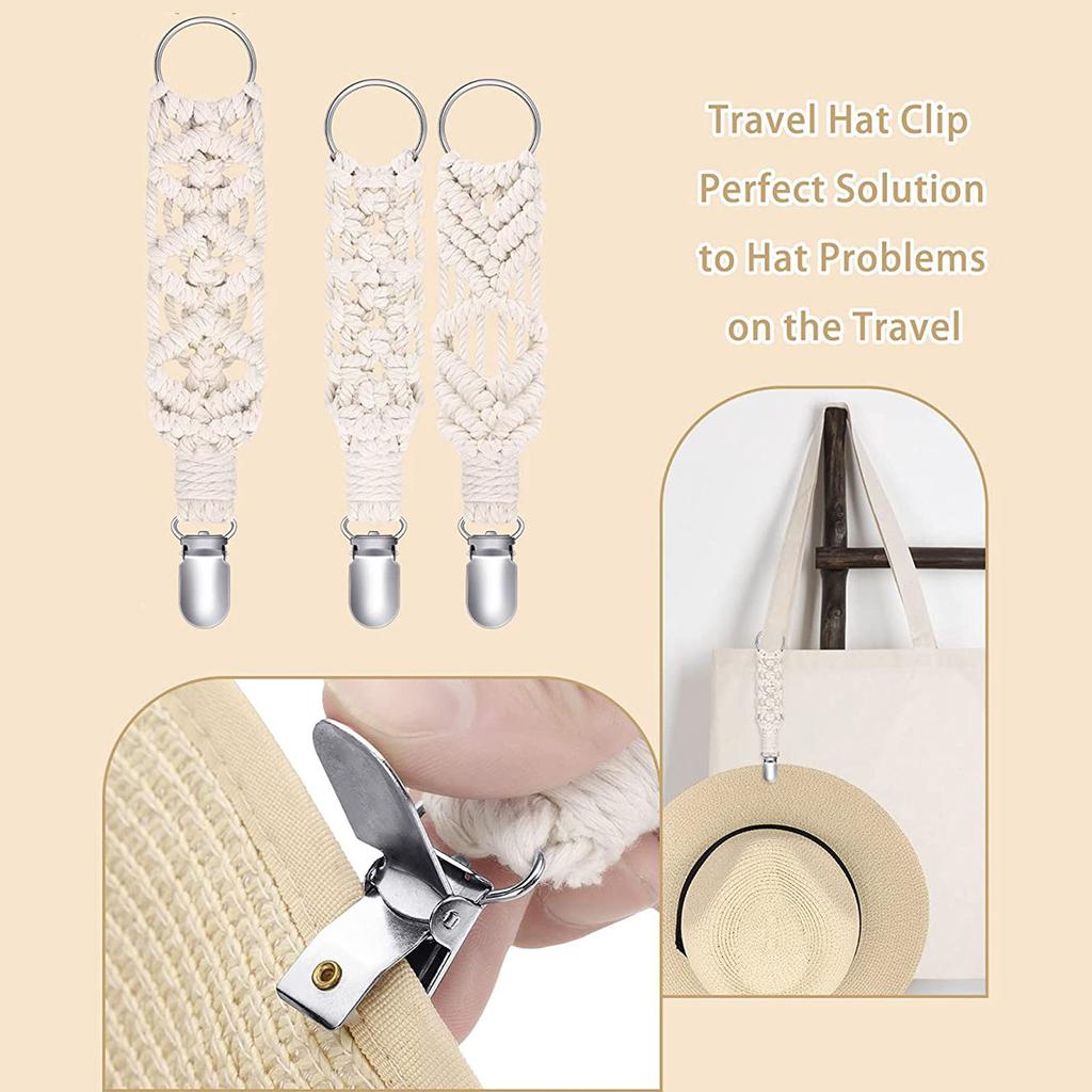 Satın alın Scarf and Hat Clip, Sun Visor Hat Keeper Holder for Travel ...