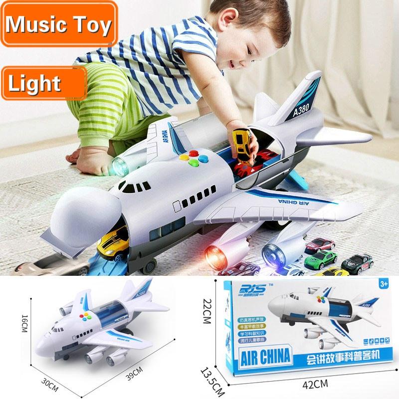 Buy Children's Toy Model Simulation Inertia Story Airplane Toy Early ...