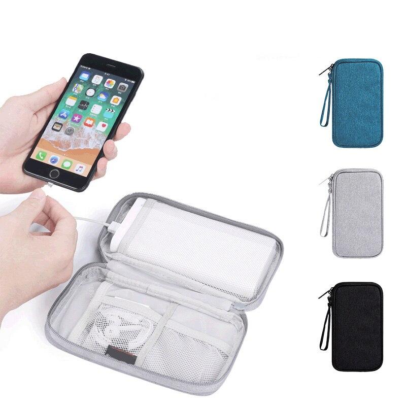 Buy Polyester Multi-function Cable Kit Case USB Data Cable Earphone ...