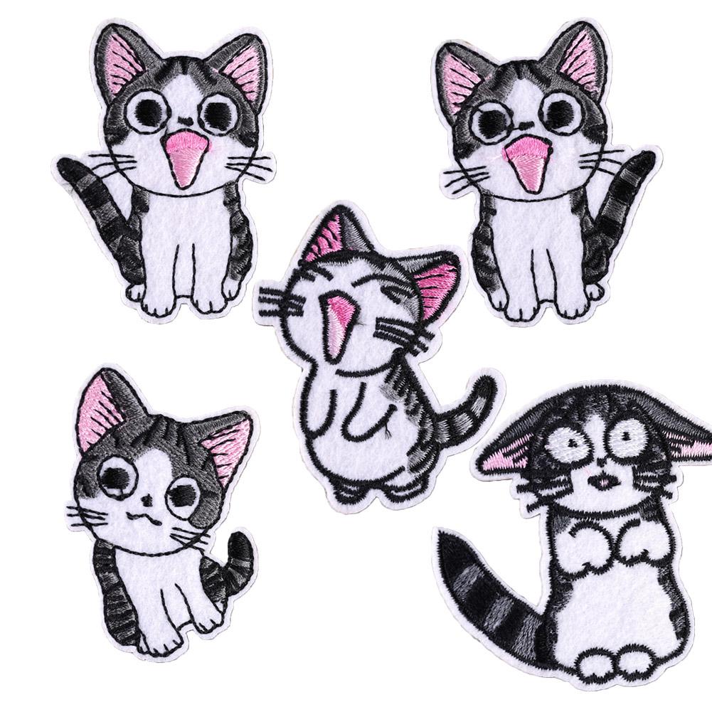 Buy New Cute Kitten Cat DIY Embroidery Patch Badge Applique Sew Iron On ...