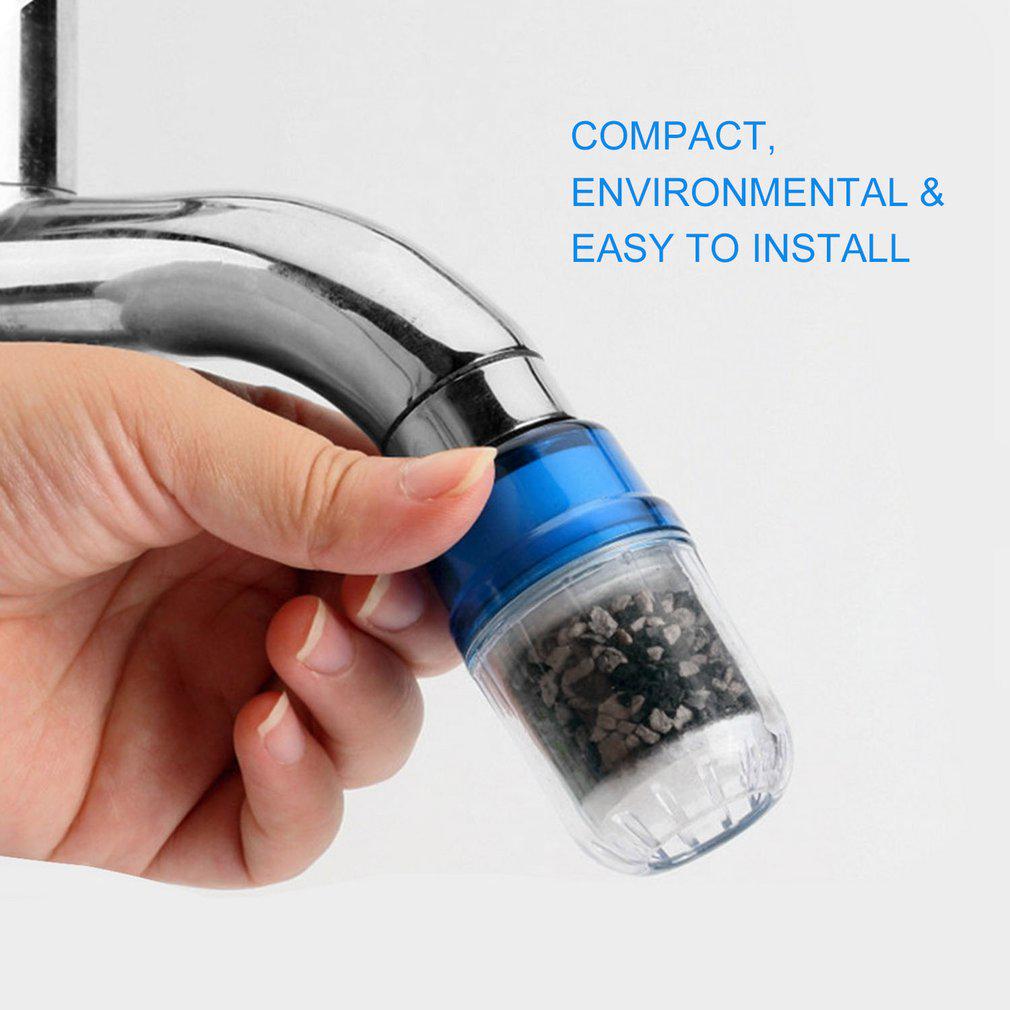 Buy Double Purifier Filter Head Water Purified Tap Bamboo Charcoal Home ...