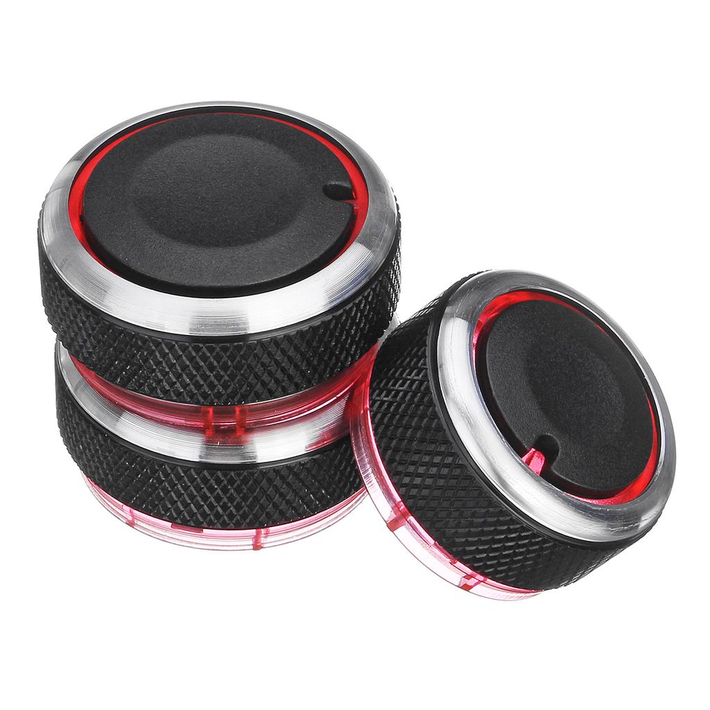Buy Autoleader 3Pcs 02-13Polo /14-16Polo Aluminum Alloy Black/Red Car ...
