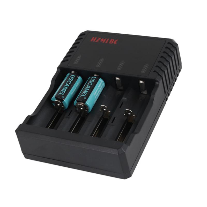 Buy Smart Digital Intelligent 4 Slots Battery Charger Lithium Li-ion ...