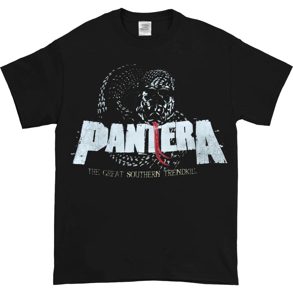Satın alın Pantera Trendkill Snake T-Shirt New Black Tee Full Size | Joom