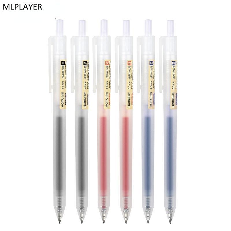 Cheap 5 Press Gel Pen New Product Simple Matte Black Pen Press Pen ...