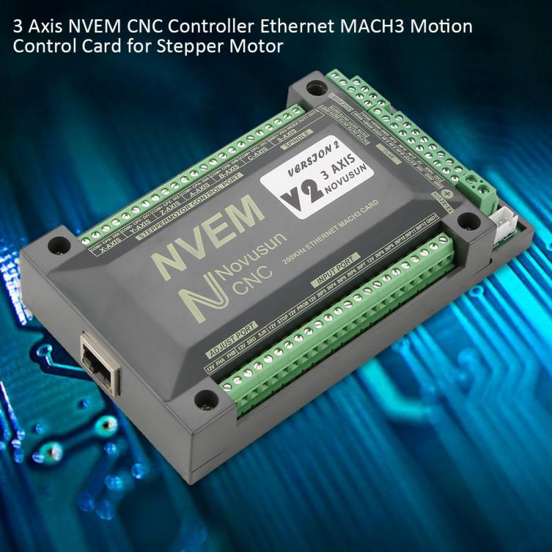 3 Axis NVEM CNC Controller Ethernet MACH3 Motion Control Card for Stepper Motor-buy at a low ...