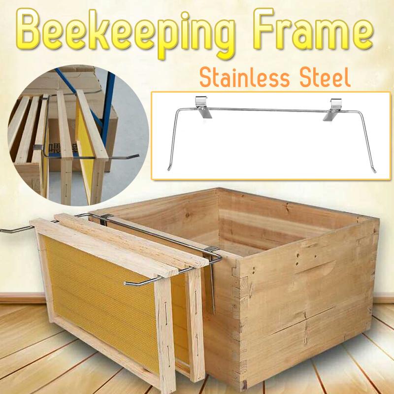 Beekeeper Stainless Steel Beekeeping Frame Holder Bee Hive Perch Side ...