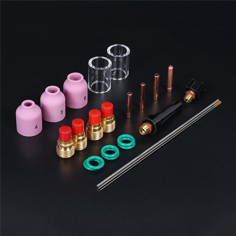 Buy 24Pcs TIG Gas Lens Collet Body Assorted Size Welding Torch Tool Fit ...