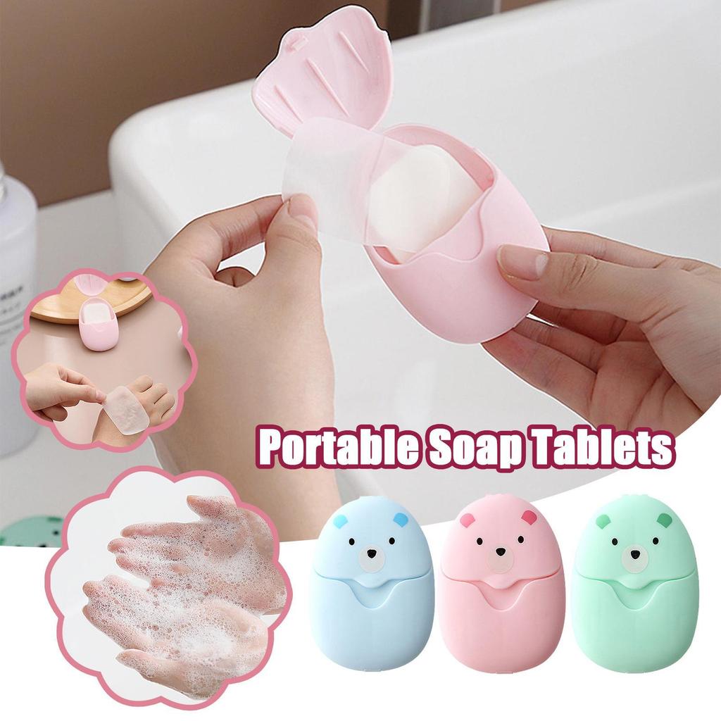 Portable Travel Soap Paper Multifunctional Disposable Sheet Boxed ...