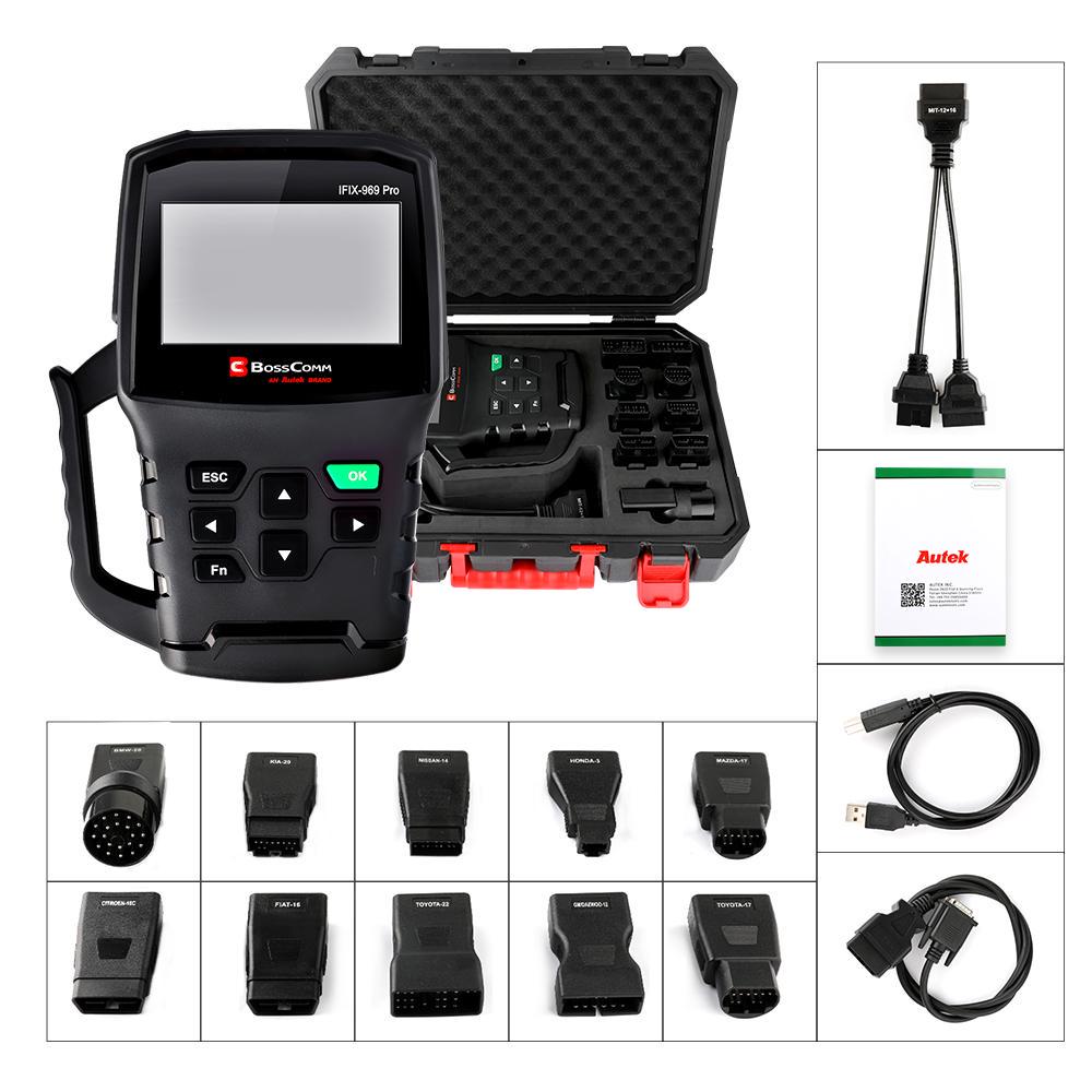 Buy Autek IFIX-969 Pro OBD2 Diagnostic Tool Full System Auto Scan ABS ...