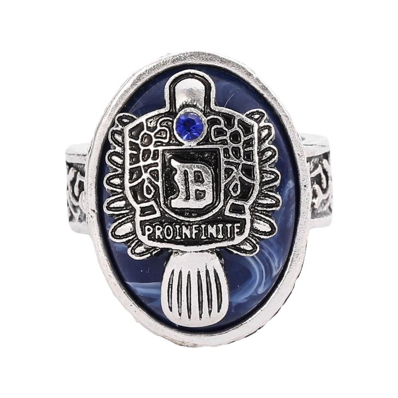Buy Silver Plated Engraved Vampire Diaries Band Ring Damon Salvatore ...