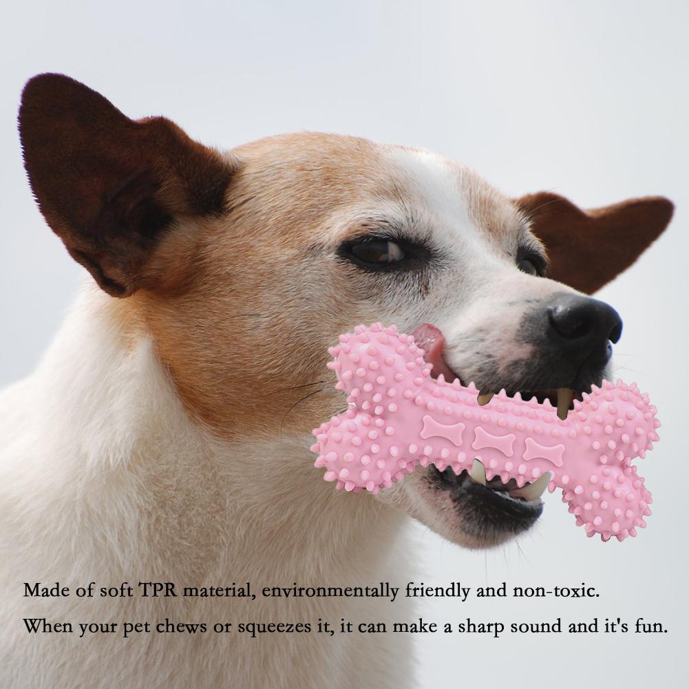 Buy TPR Pet Toy Thorn Bone Dogs Bite Chew Molar Tooth Cleaning Interactive Toys at affordable ...