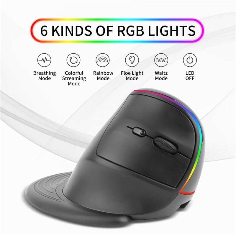 Buy Wireless Gaming Mouse Ergonomic Vertical Mouse USB Computer Mice ...