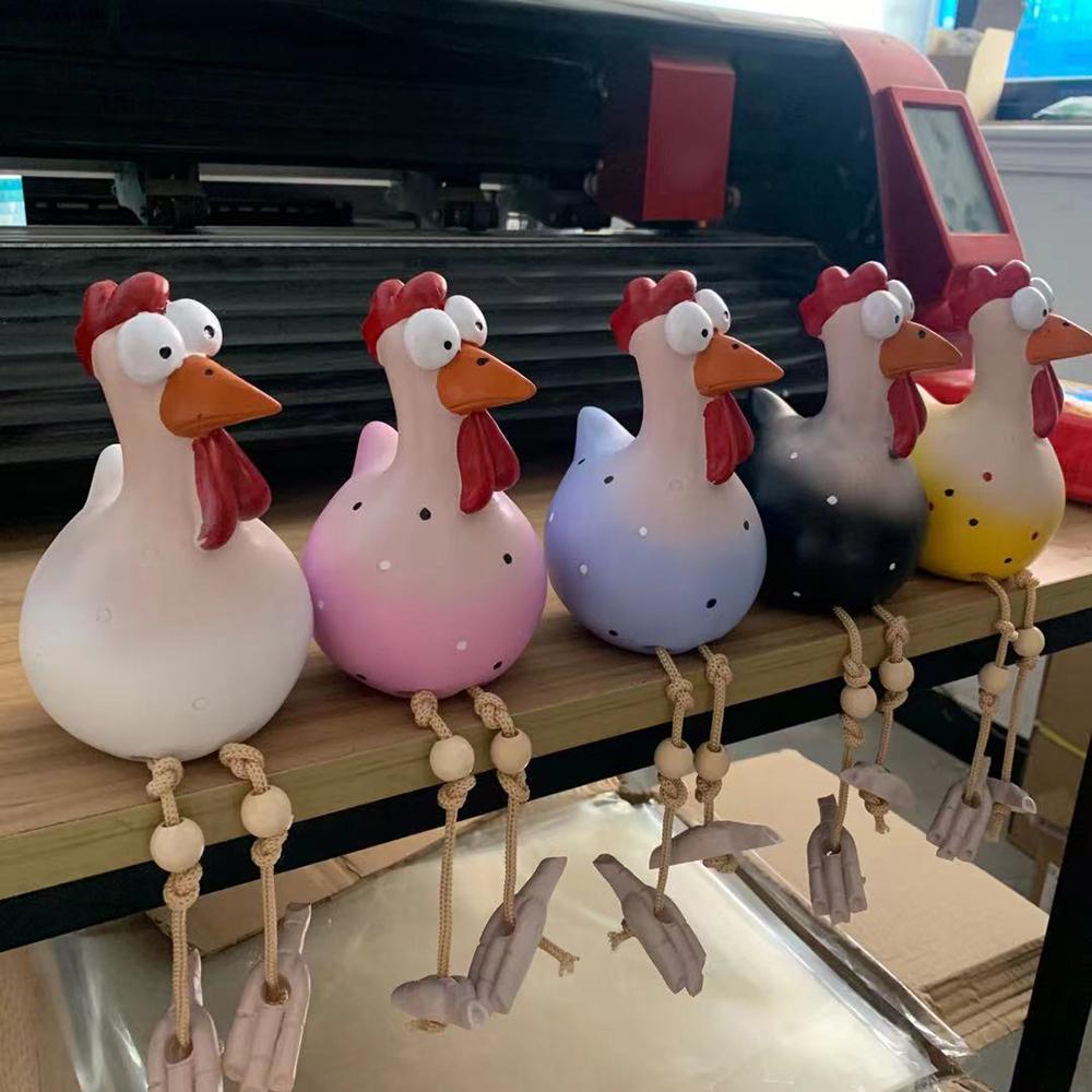 Buy Resin Big Eye Chicken Hilde Decoration Garden Ornaments Animal ...