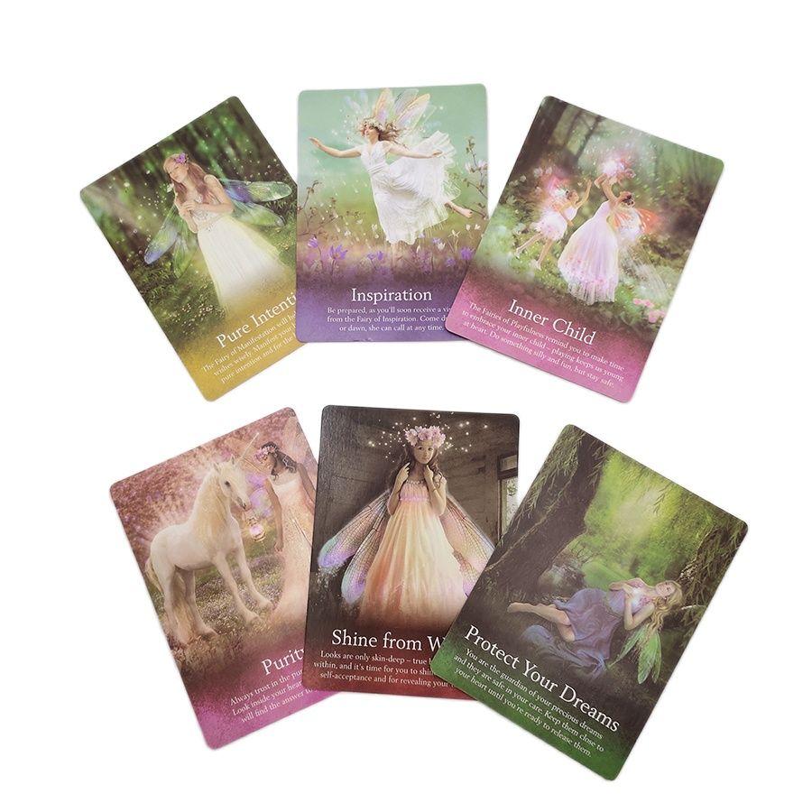 Buy Fairies Oracle Cards 44 Cards Fate Divination Tarot Card Table Game ...