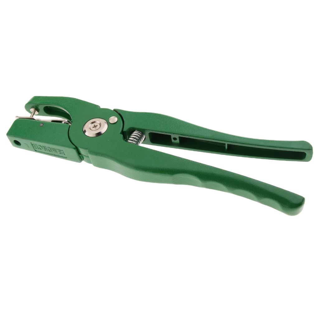 Pig Ear Tag Plier Sheep Hog Cow Applicator Puncher Marker Tagger Green ...